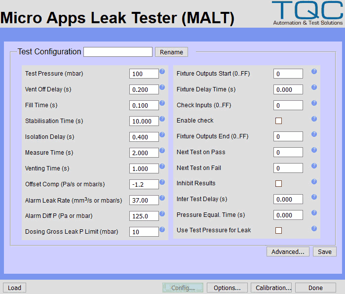 MALT: Low-Cost Multi-Application Leak Test Unit | TQC Ltd