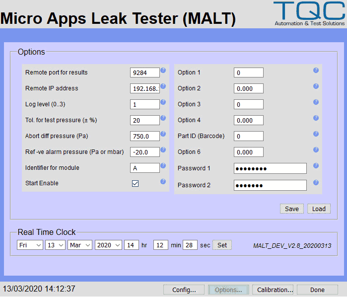 MALT: Low-Cost Multi-Application Leak Test Unit | TQC Ltd