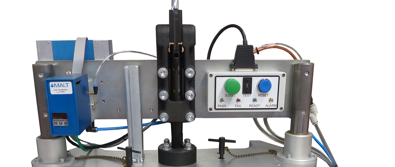 Leak Test Fixture with Interchangeable Tooling - TQC