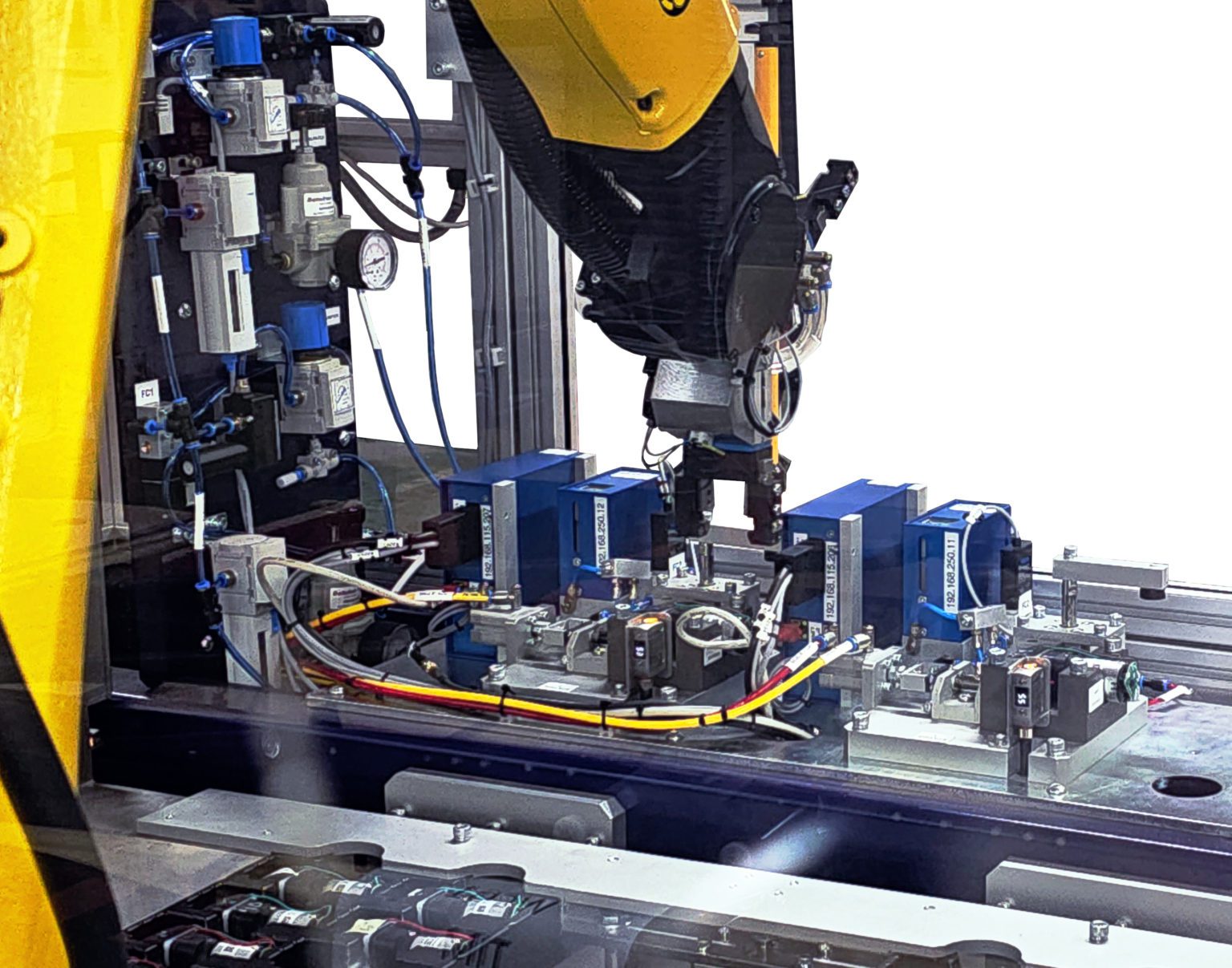 Robotic Handling & Leak Testing of Pumps for Automotive Sector - TQC